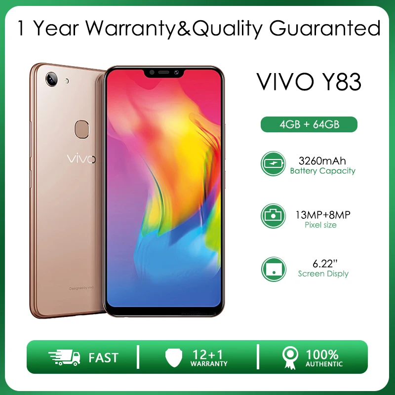 VIVO teléfono móvil Y83 renovado, Original, desbloqueado, Tarjeta Sim ...