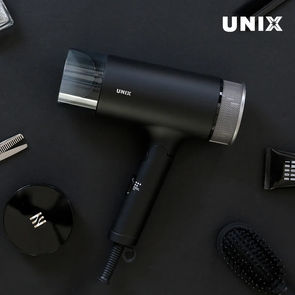 Unix Metal T-light Black 1700W Folding Hair dryer UN-A1610N - AliExpress 6