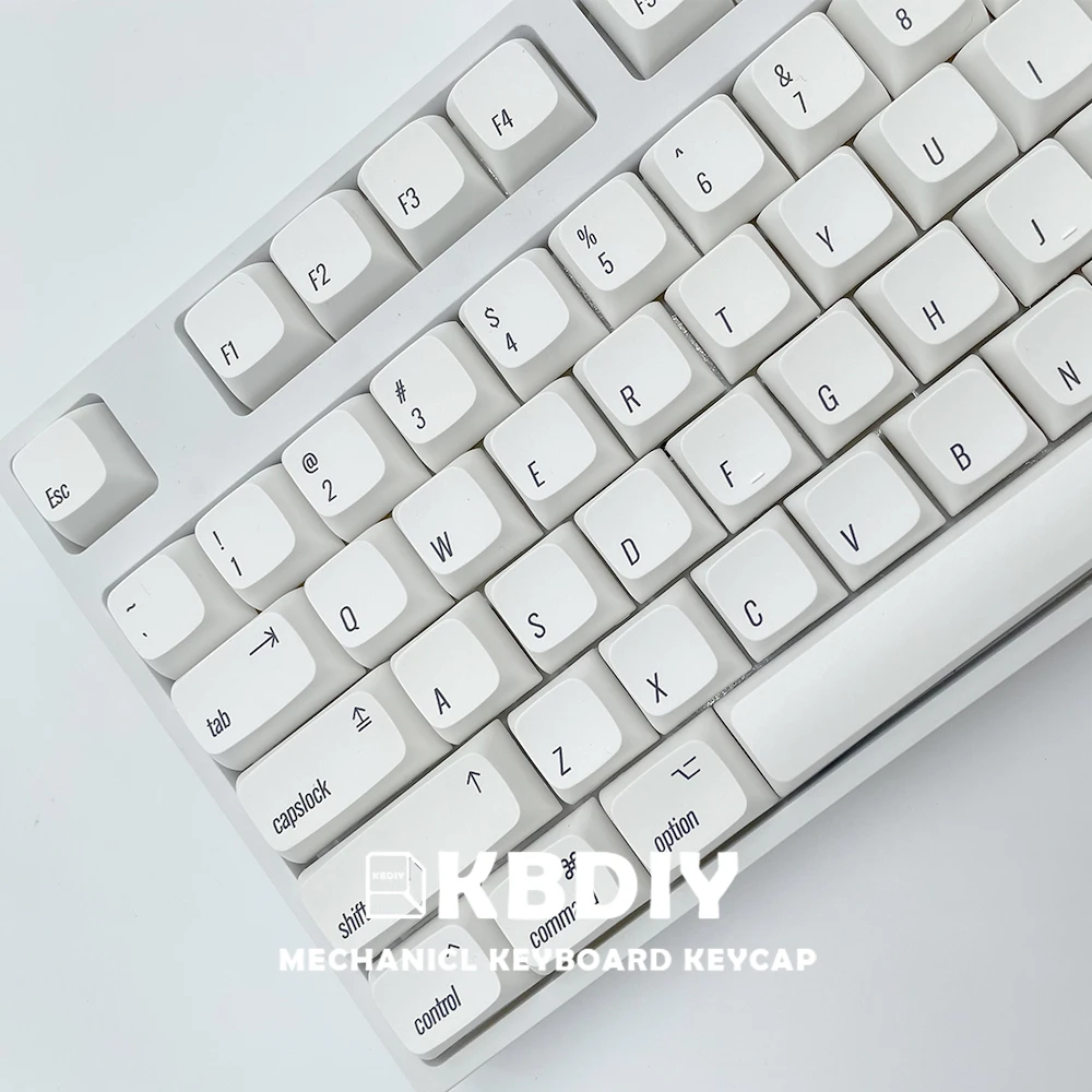 KBDiy XDA 프로필 PBT Keycaps 137 키/Apple MAC 용 ISO Cherry MX DIY 맞춤형 기계식 ...