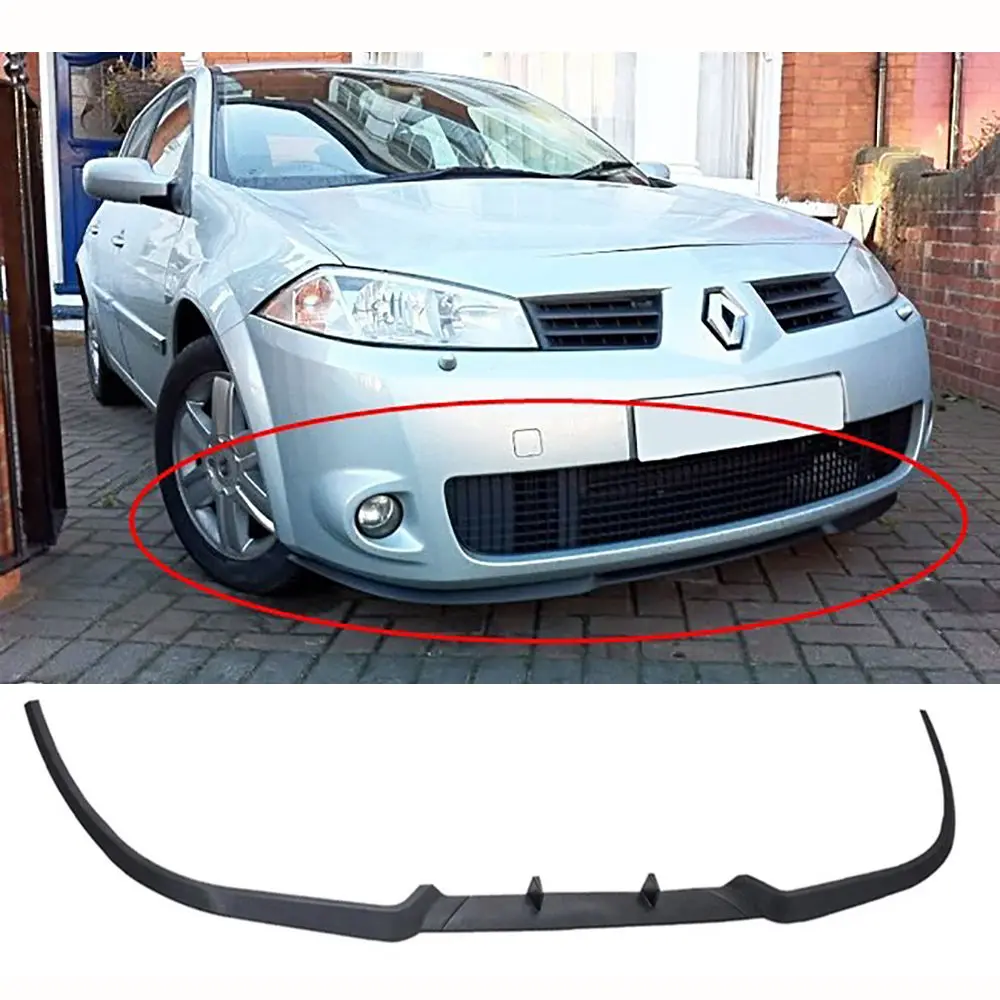 For-Renault-Megane-2-MK2-CUPRA-R-Front-Bumper-Lip-Universal-3pcs ...