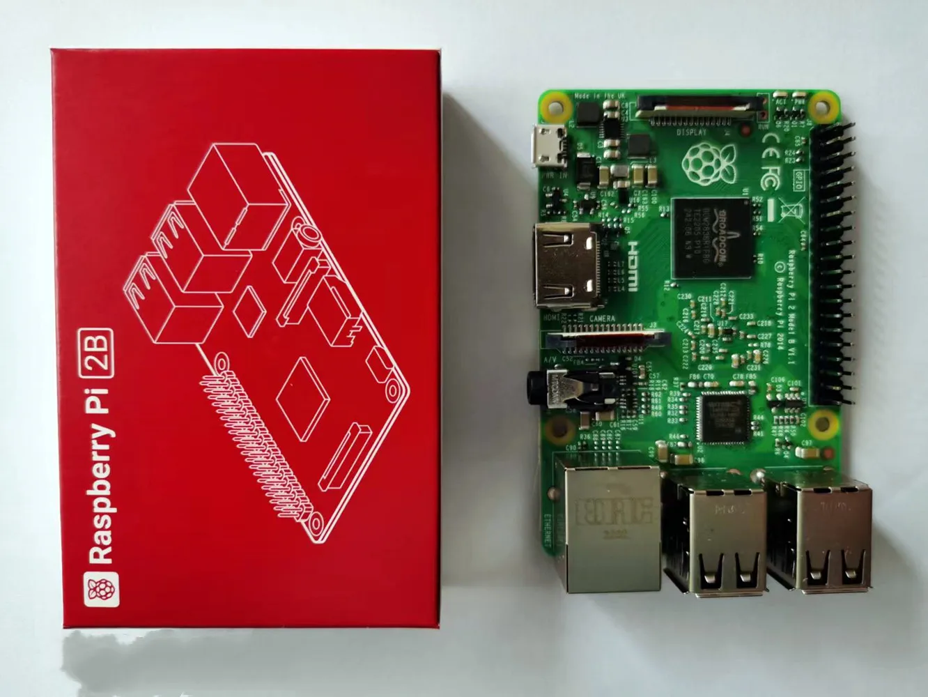 Placa base de Desarrollo Oficial Raspberry Pi 2 Generación tipo B, placa base raspberry pi 2B ...