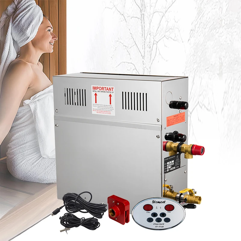 STCMOET-7KW-Stainless-Steel-Luxury-electric-steam-sauna-bath-spa-steam ...