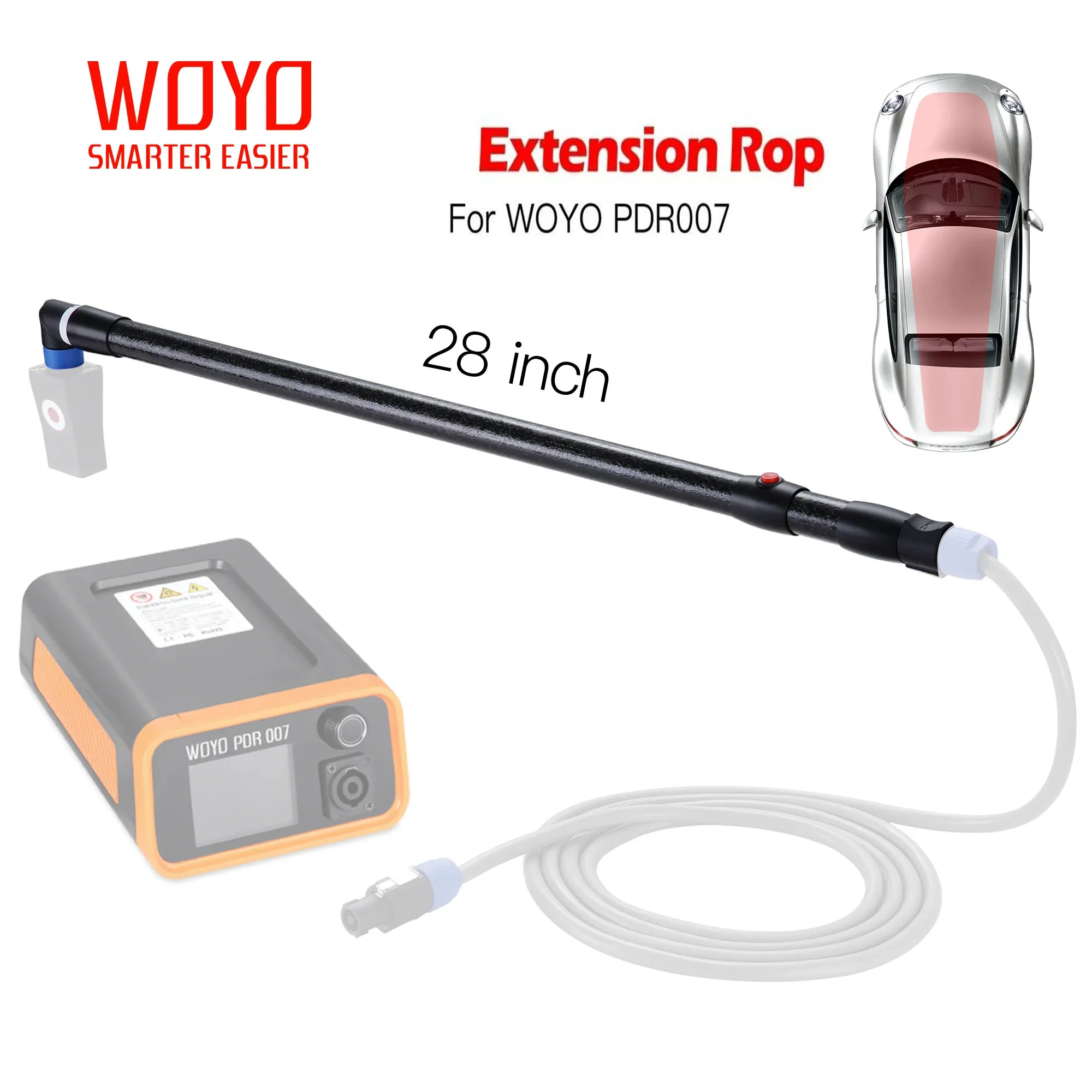 WOYO-Extension-Rop-28-inch-Car-Dent-Repair-Tool-Accessories-for-WOYO-PDR007-HOTBOX-Induction ...