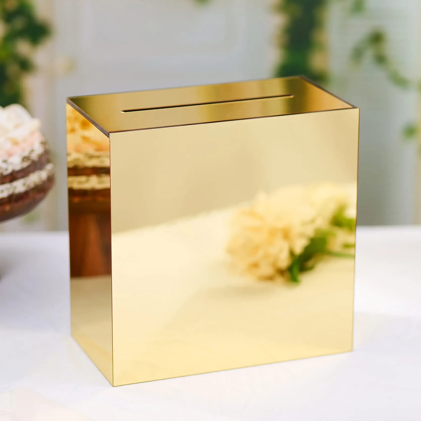 Thick-DIY-Money-Box-with-White-Print-Wedding-Receptions-Wishing-Well ...