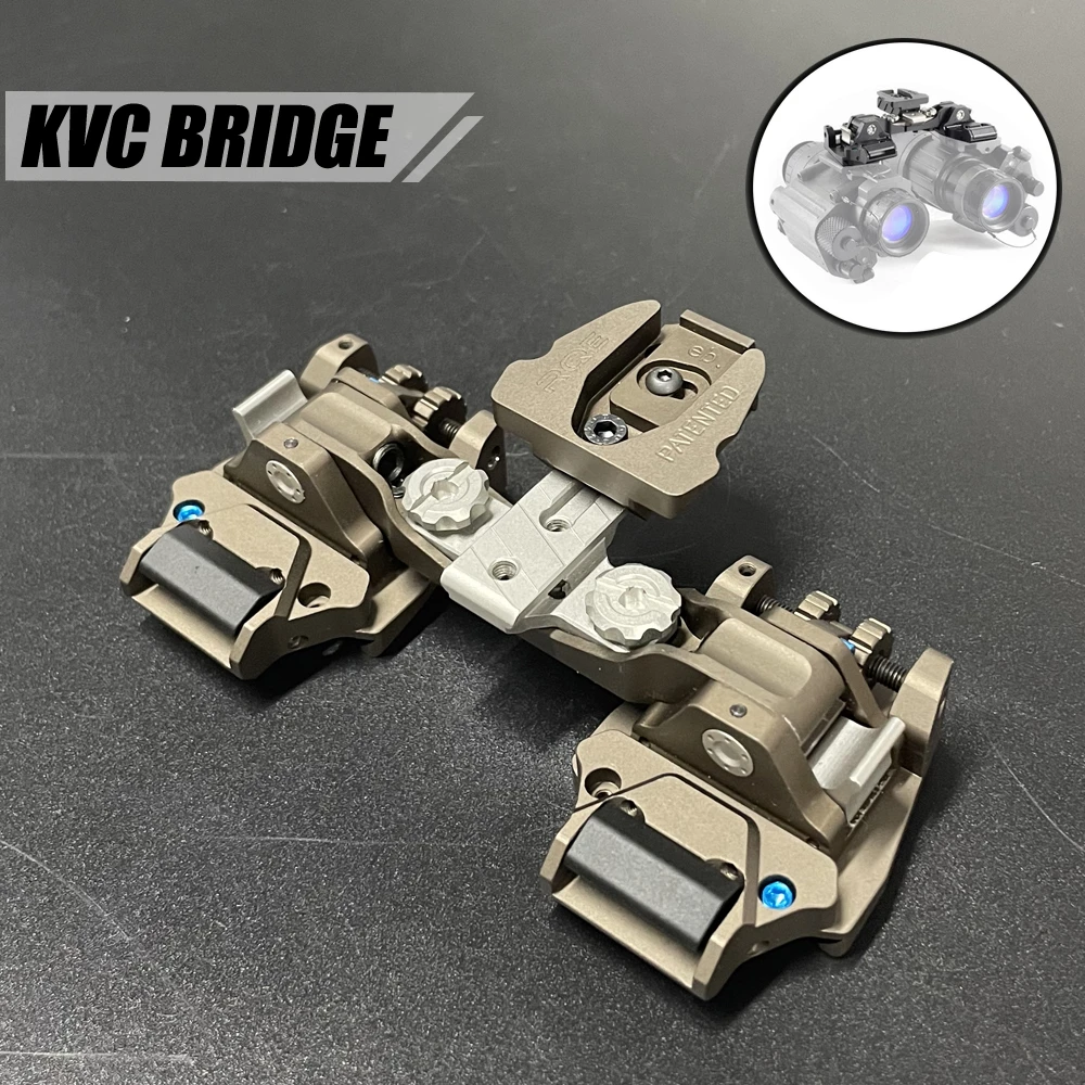 NVG Mount KVC Universal Bridge RQE Dual Monocular Night Vision Goggles ...
