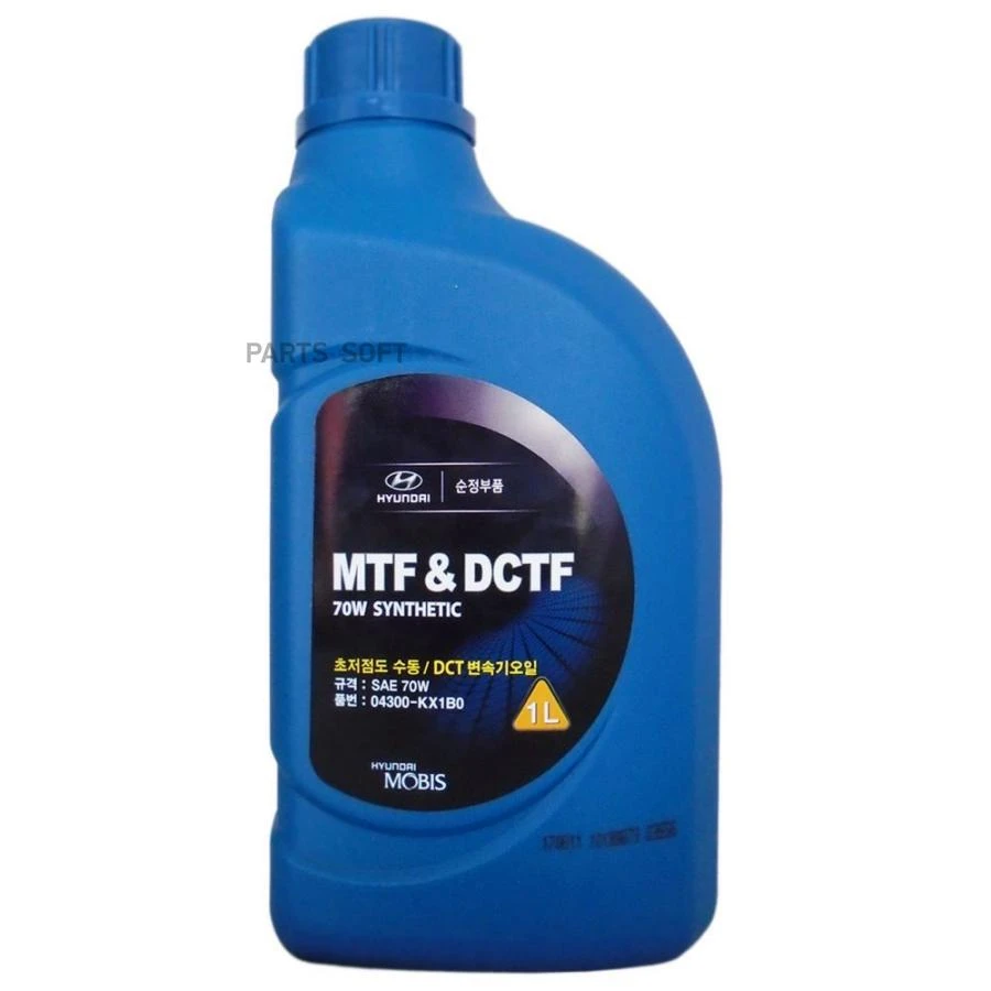 Mobis Mtf Dctf 70w Api Gl-4 Oil Gear, Synthetic 1 L... 1 Pcs ...