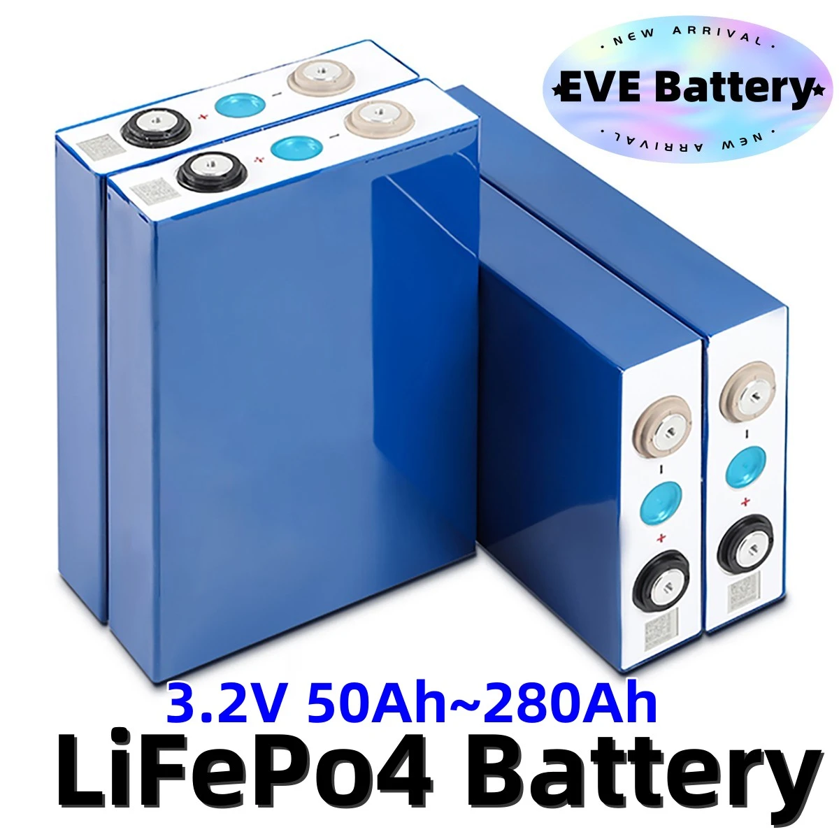 EVE 3.2V 50Ah 90Ah 100Ah 105Ah 280Ah Lifepo4 Battery Cells High ...