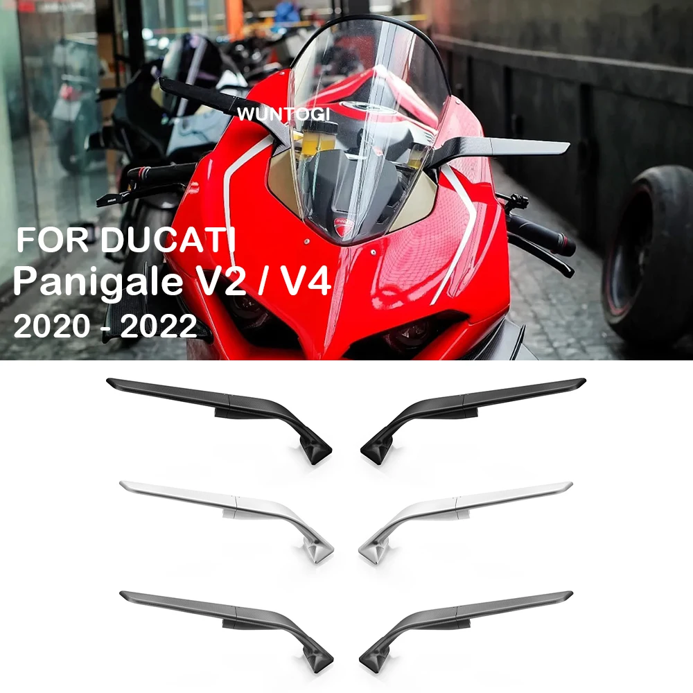 For-Ducati-Panigale-V2-955-V4-1100-2020-2023-Rearview-Mirror-Stealth ...