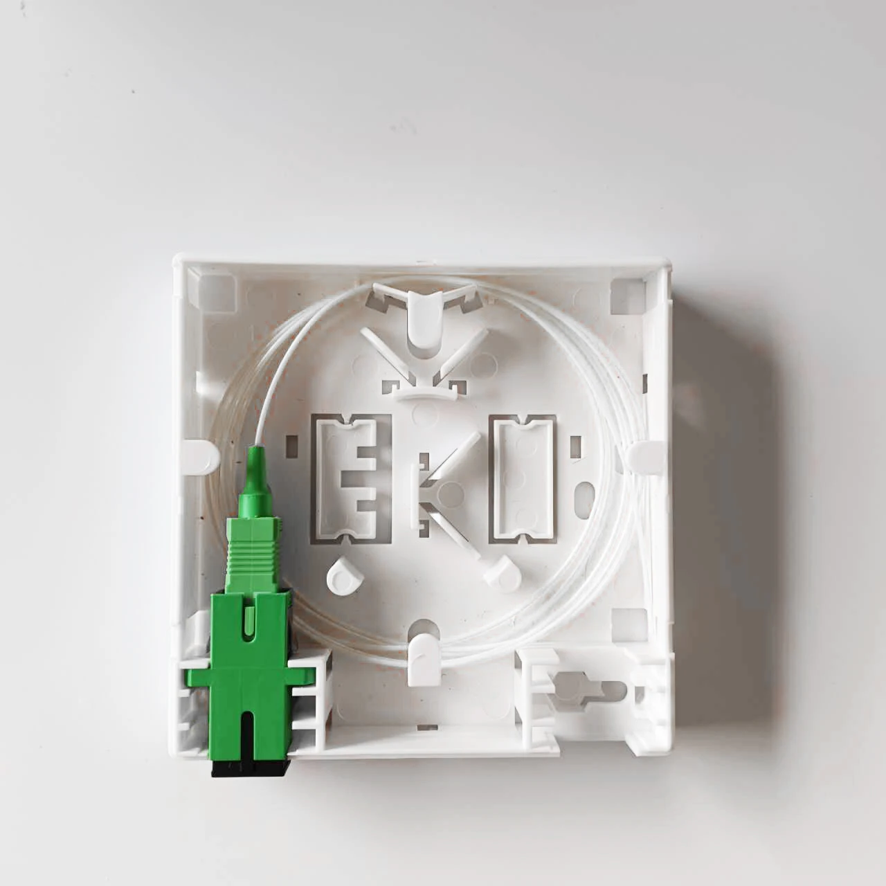 FTTH Fiber Optical Terminal Junction Box SC Fiber Combination 2PORTS 86 ...