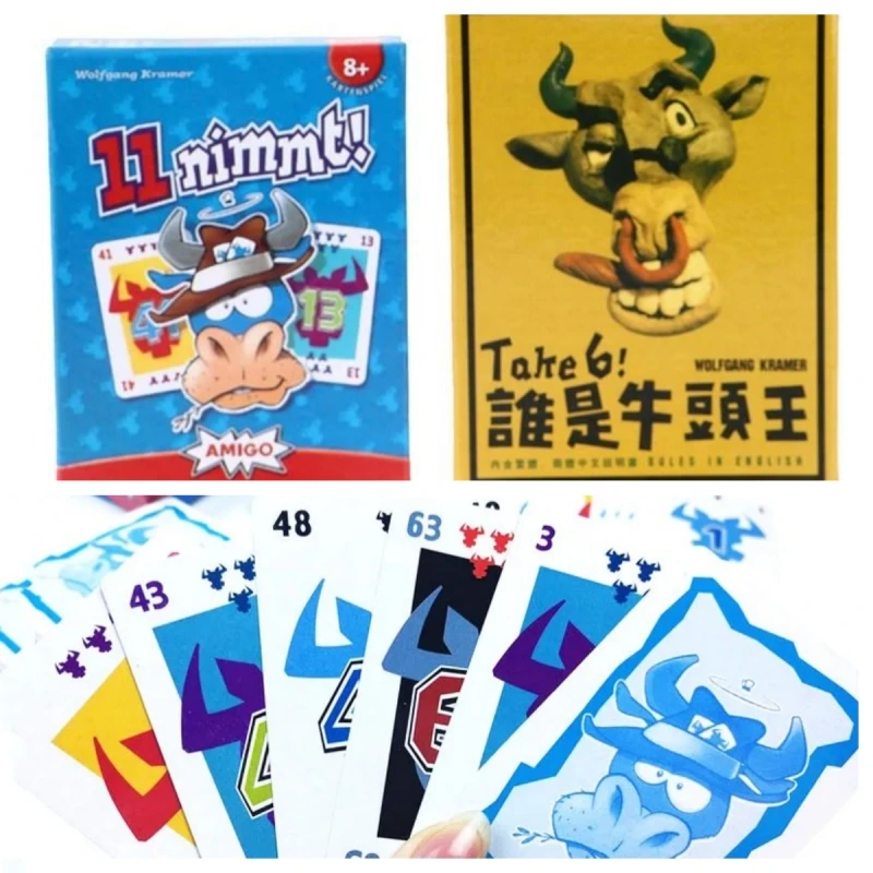 Take-6-Nimmt-Board-Game-2-10-Players-Funny-Gift-For-Party-Family-Card ...
