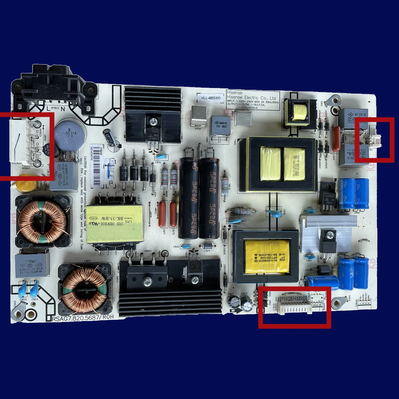 Power Supply For Hll-4855wc Rag7.820.5687/r0h 50h5g 50k22dg Ns ...