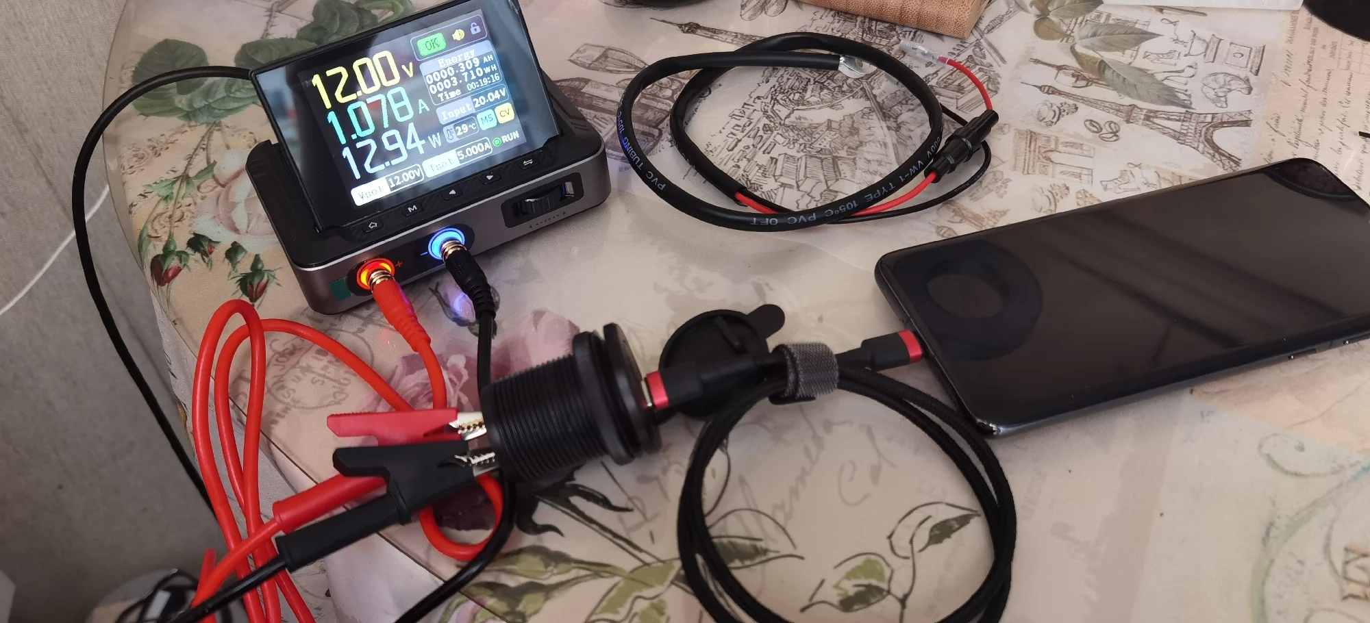 FNIRSI® DPS-150 Programmable Mini Portable DC Power Supply