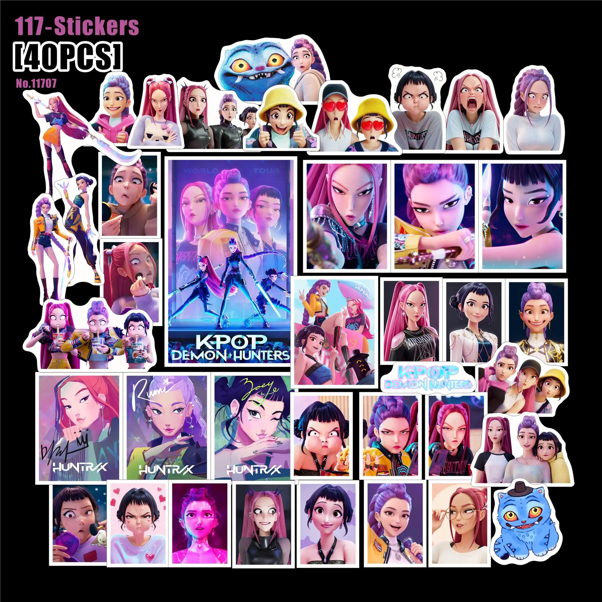 Review and Guide: Hello Friends Kpop Demon Hunter Stickers for Fans and ...