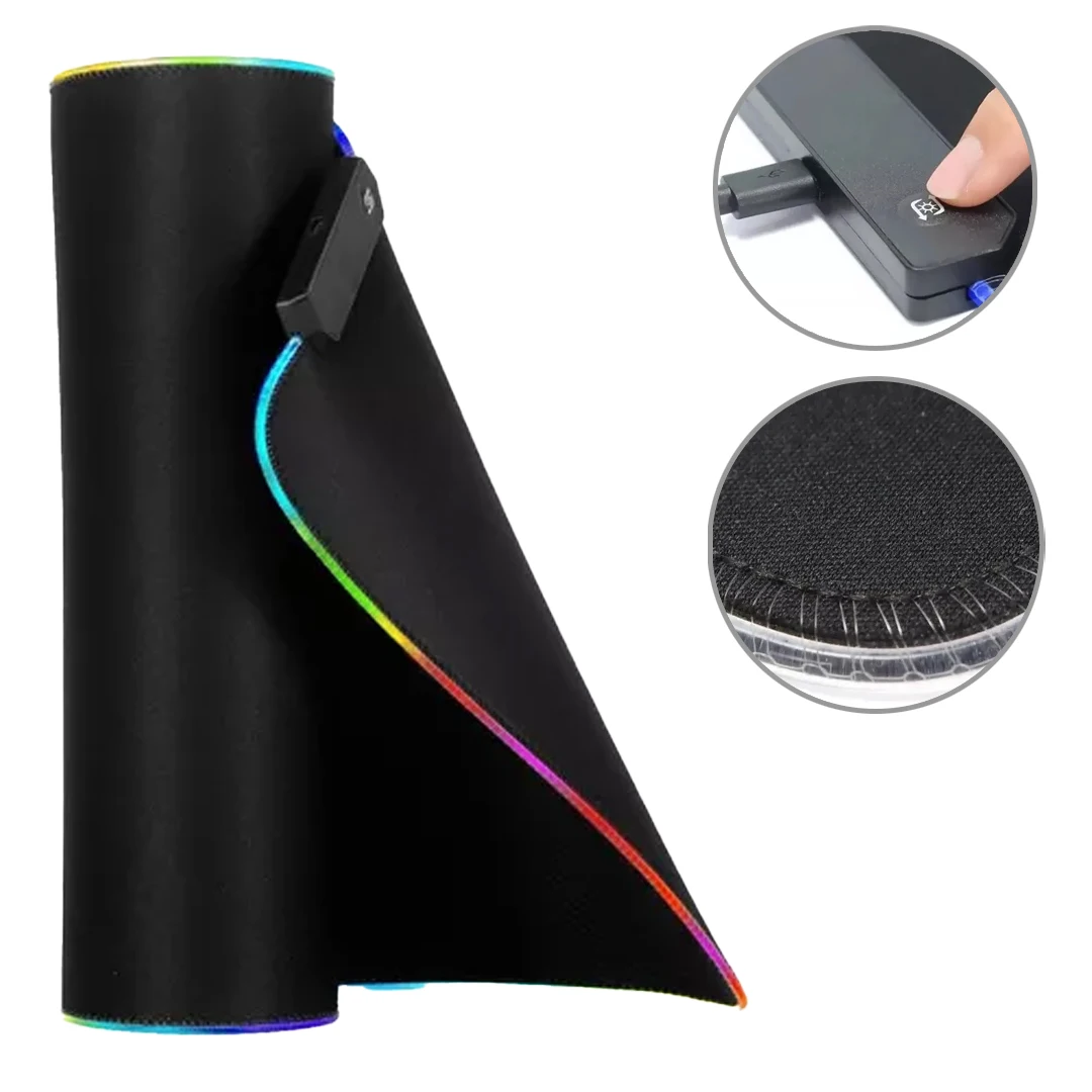 Mousepad-Gamer-Ilumina-o-Led-Rgb-7-Cores-Tamanho-Grande-Emborrachado-80 ...