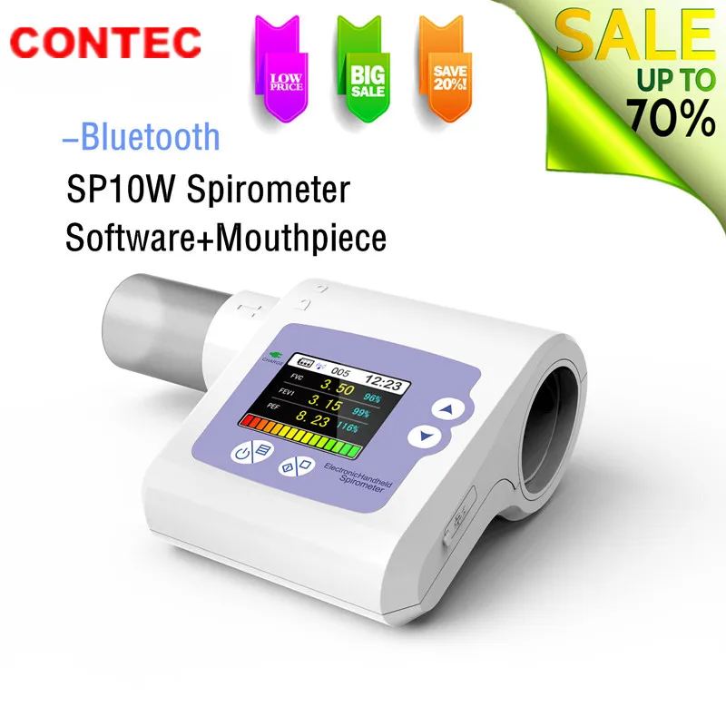 10-Pcs-of-SP10W-Bluetooth-Digital-Spirometer-Lung-Breathing-Diagnostic ...