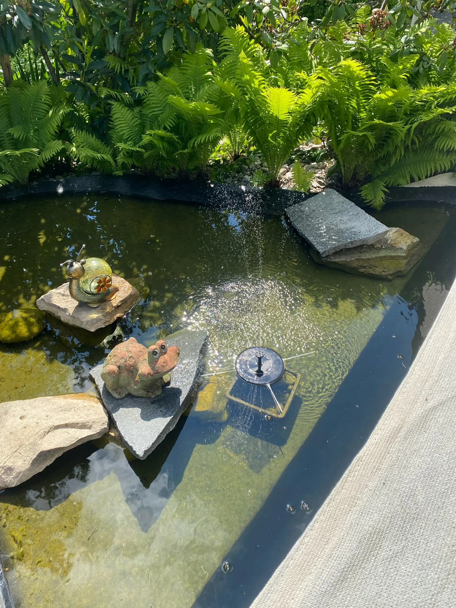 Solar Floating Fountain Floating Solar Fountain Garden Water Fountain ...