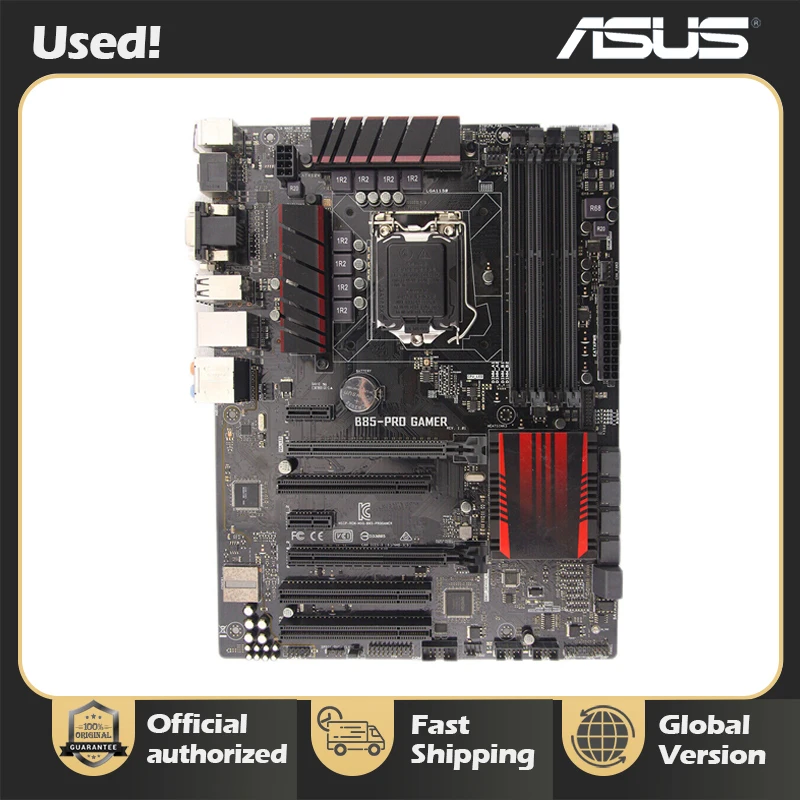 ASUS-B85-PRO-GAMER-Motherboard-1150-Motherboard-DDR3-Core-i7-4790K-i5 ...