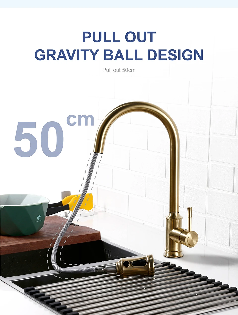SmartFlow Touch-Control Kitchen Faucet - FaucetBazaar 1