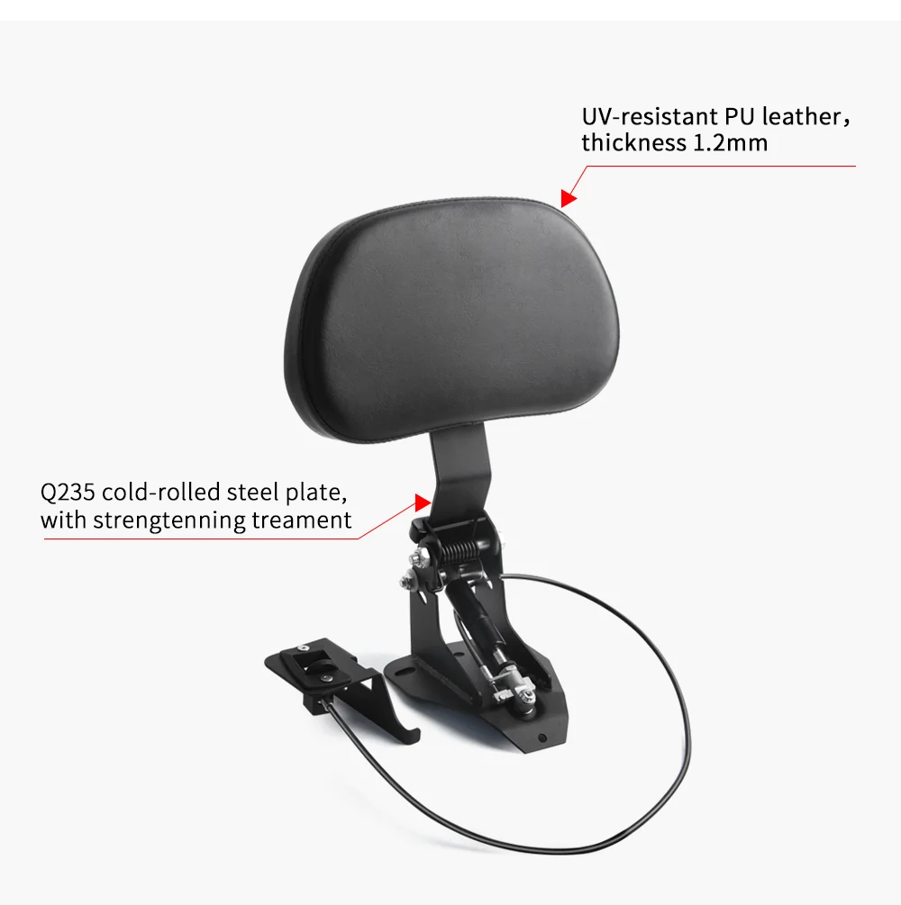 Motorcycle-Adjustable-Full-Forward-Backrest-With-Arm-Driver-Rider ...