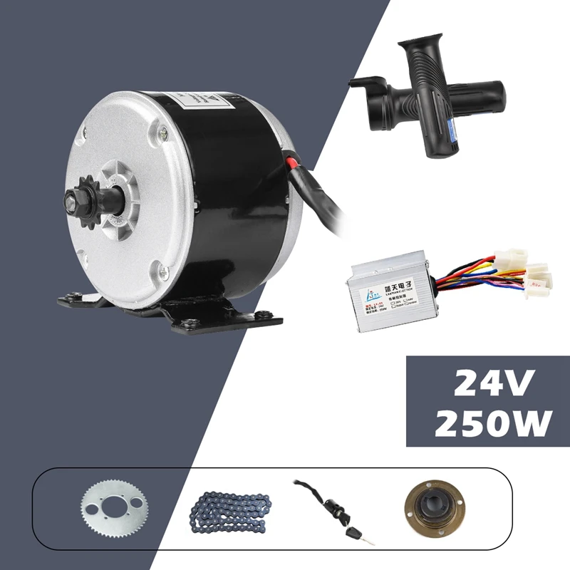 24V-250W-Electric-Scooter-Motor-Conversion-Kit-DC-Brushed-Motor-Set-For ...