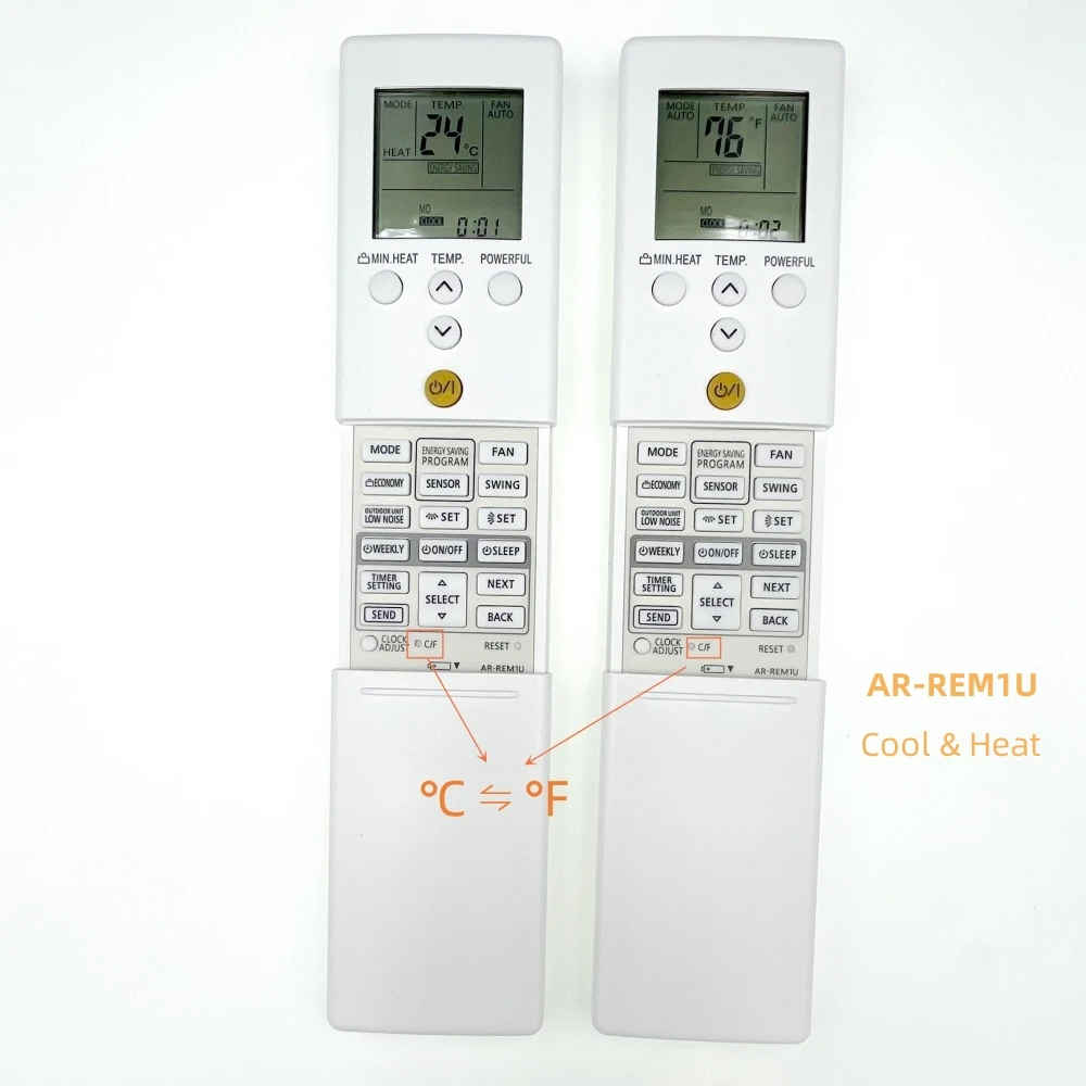 Télécommande de Remplacement,Télécommande AR-REM5E-AR-REB1E-AR-REM1U ...