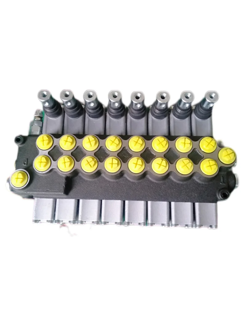 Eight-Way-Hydraulic-Multi-Way-Directional-Valve-Manual-Distributor ...