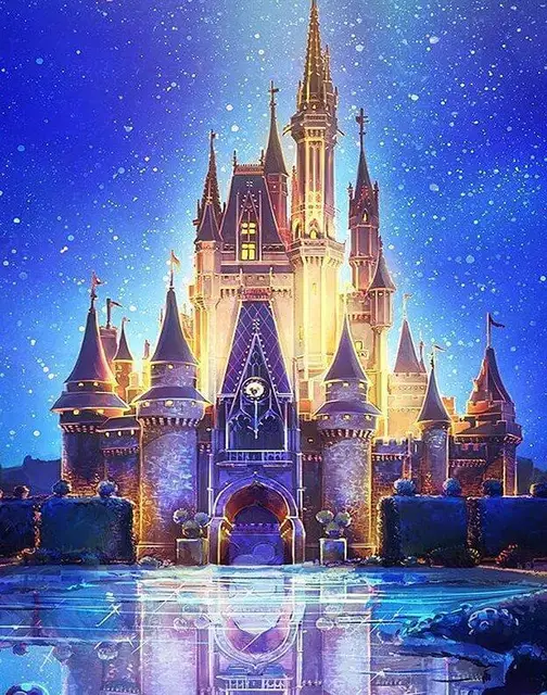 Disney Cinderellas Castle Cartoon