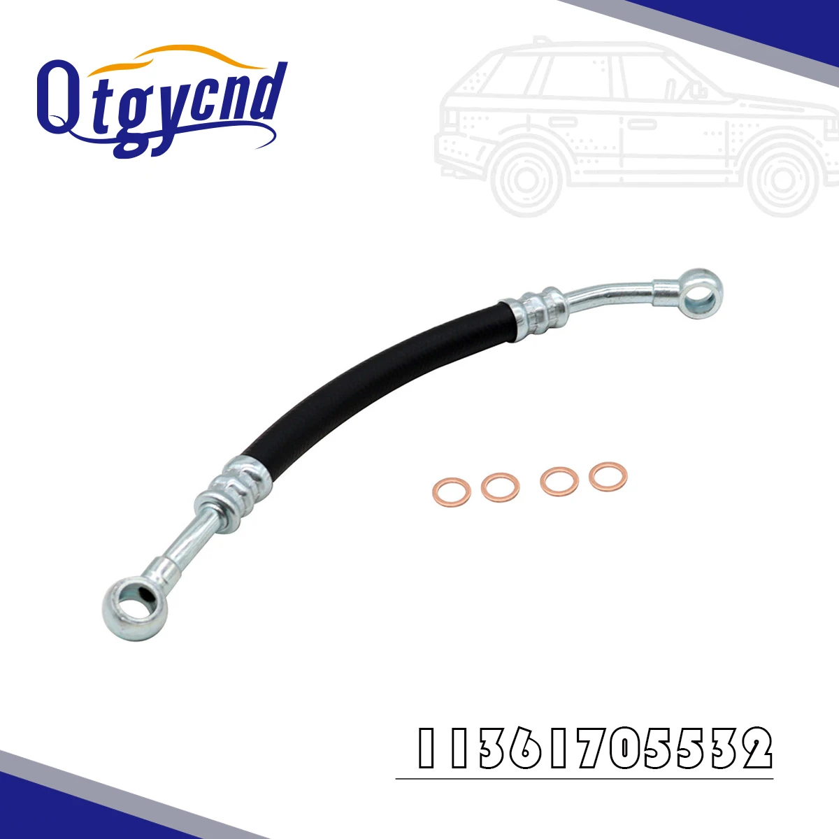 11361705532-Engine-Oil-Hose-Line-Pipe-for-BMW-E38-E39-E46-E60-E65-E66 ...
