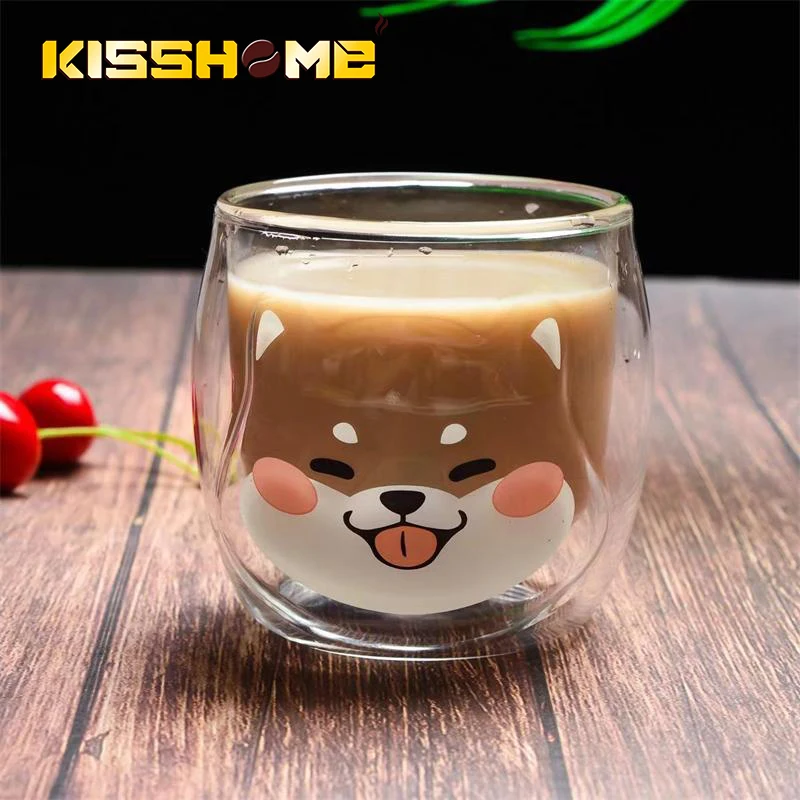 Coffee-Mug-Cute-Shiba-Inu-Cartoon-Double-Layered-Transparent-Heat ...
