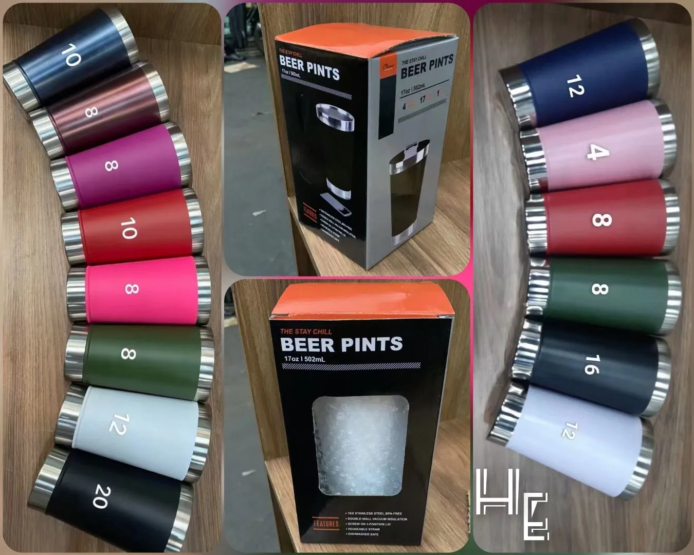 Copo Térmico Staley Steel Tampa 473 ml com Tampa e abridor