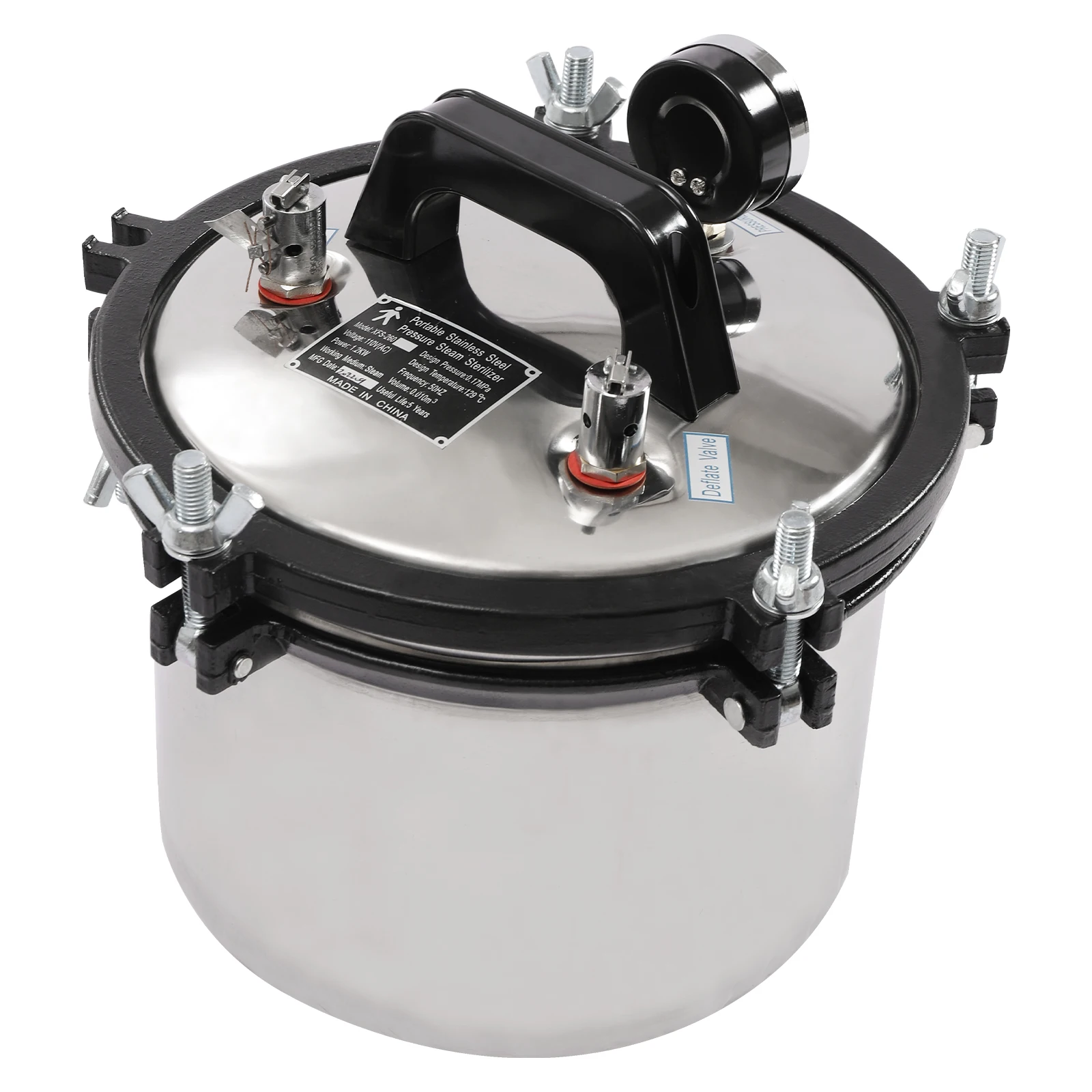 8L-Portable-Steam-Autoclave-Autoclave-Sterilizer-Sterilization-High ...