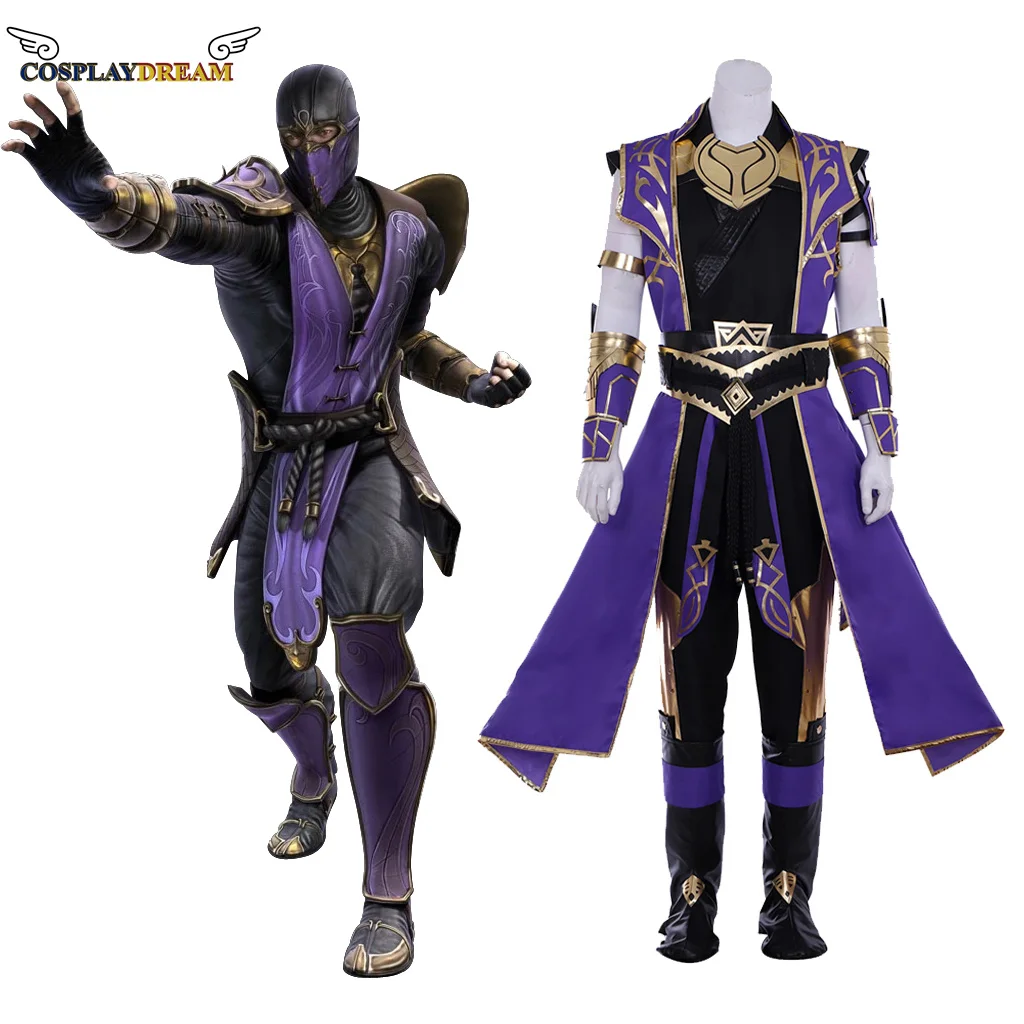 Game-Mortal-Kombat-11-Rain-Cosplay-Costume-Rain-purple-Warrior-Uniform ...