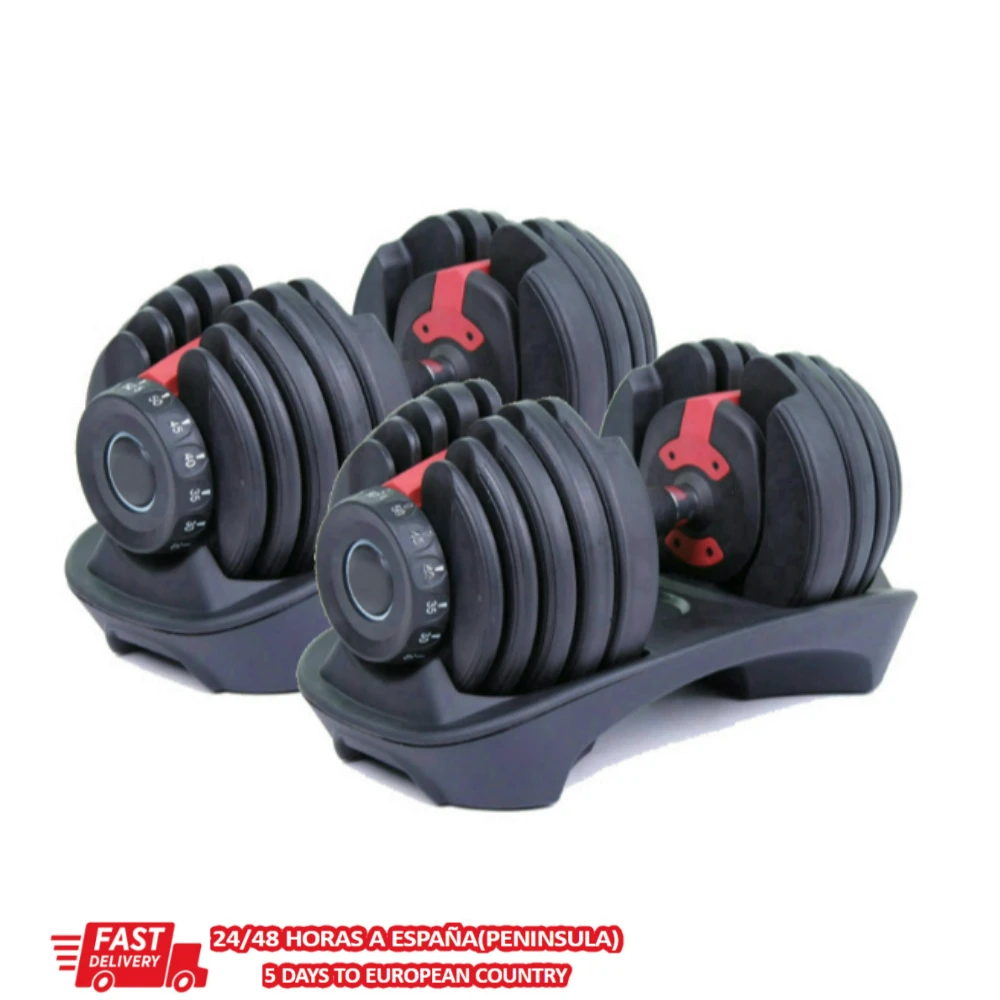 Halteres AJUSTÁVEIS, DE 2,5 A 24 QUILOS, TREINAMENTO EM CASA, ENVIO ...