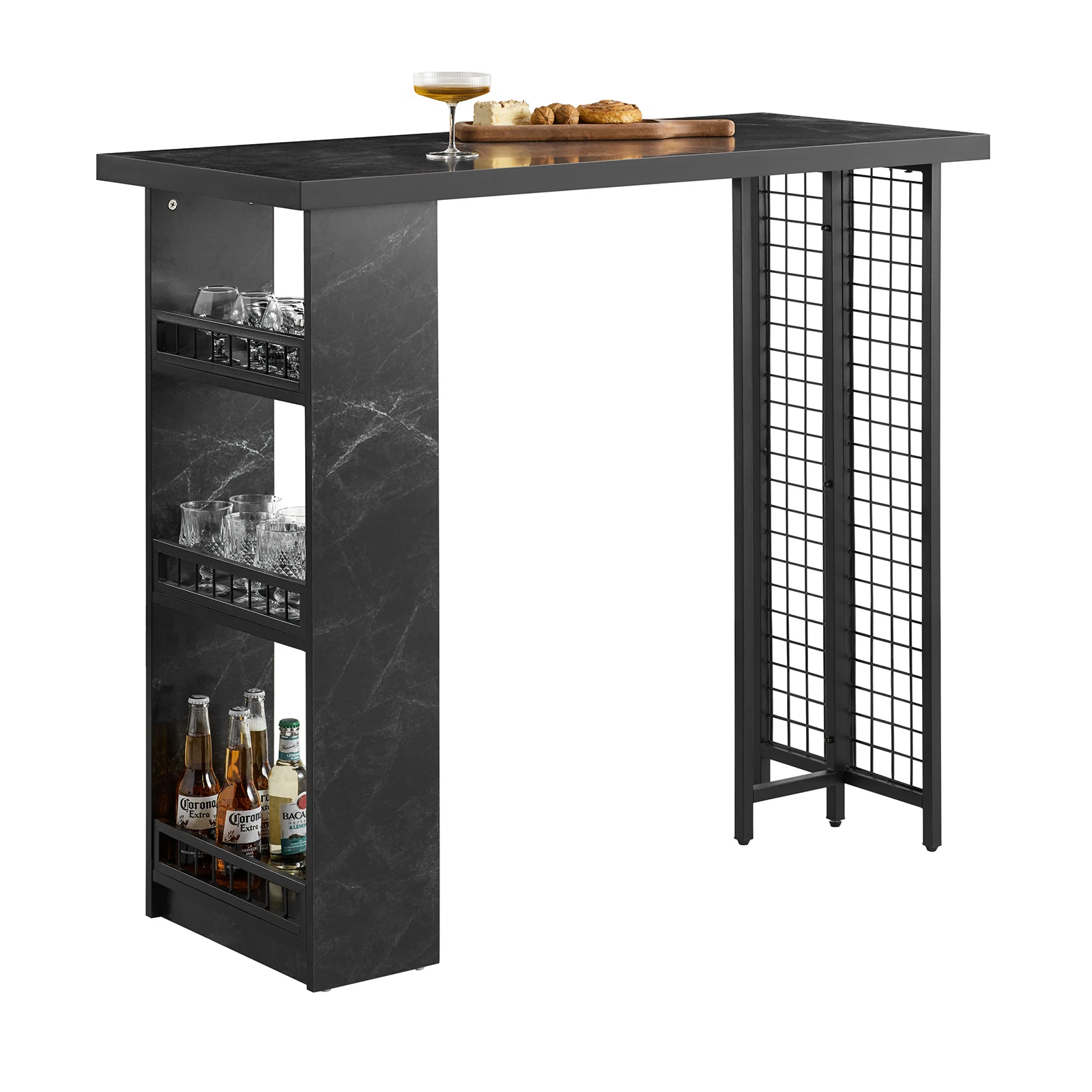 SoBuy FWT100-SCH Bar table dining table balcony table kitchen table ...