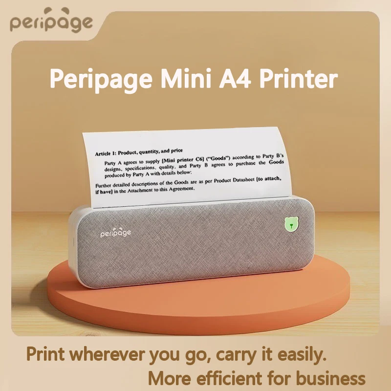 A40-Peripage-Mini-Portable-Thermal-A4-Photo-Printer-304PDI-From-Mobile ...