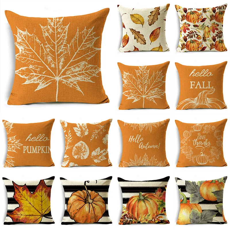 Hello-Autumn-Series-Fundas-de-coj-n-de-lino-para-sof-decoraci-n-de ...