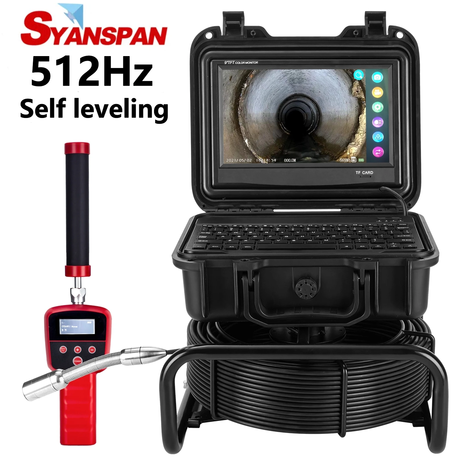 SYANSPAN-Sewer-Camera-with-512Hz-Locator-9-Pipe-lnspection-Camera-with ...