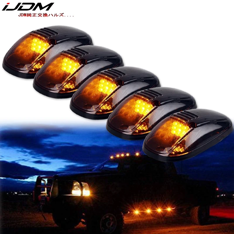5Pcs-Vehicle-Car-Cab-Roof-Running-Marker-Lights-For-Truck-SUV-4x4-DC ...