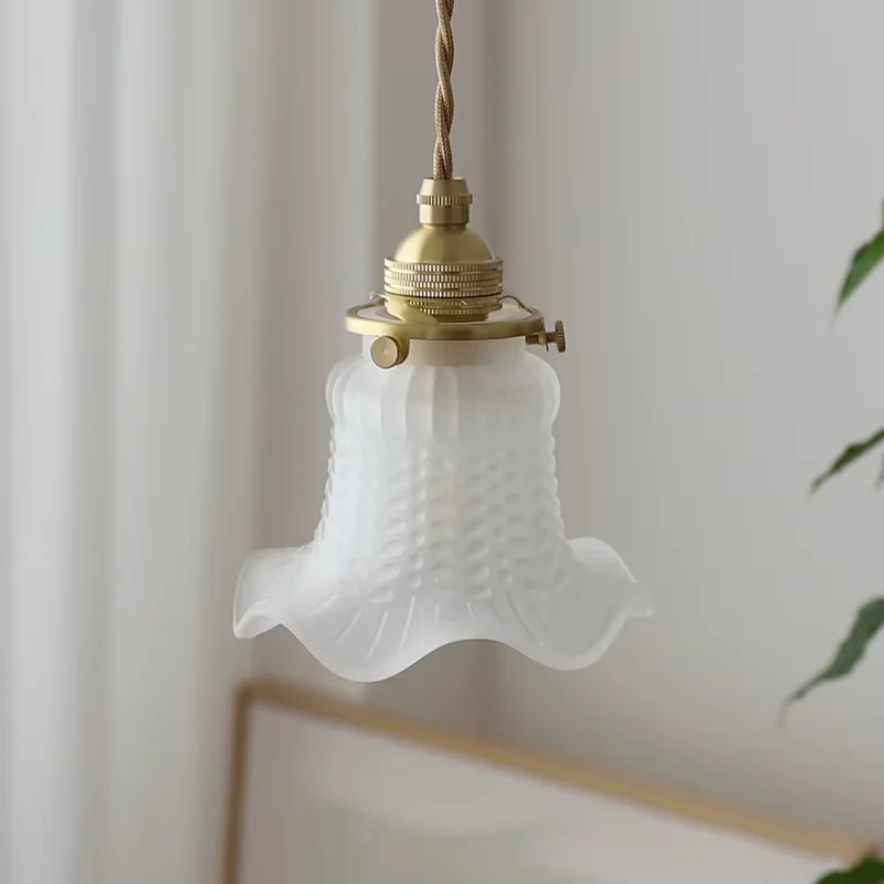 Glass Ceiling Lamp Shade Light Cover Flower Shaped Bulb Guard Fun ...