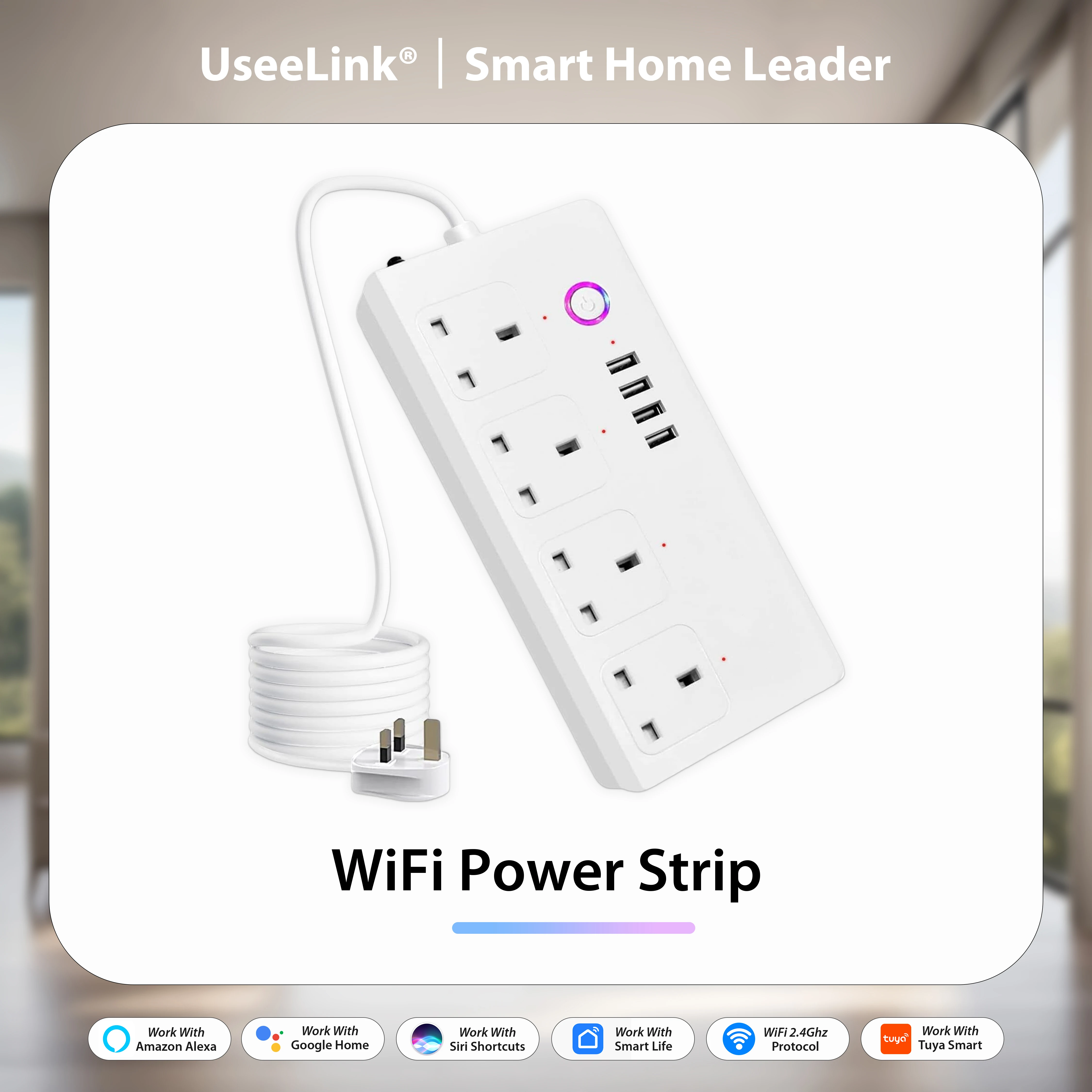 Smart-Power-Strip-13A-WiFi-Plug-Surge-Protector-1-5m-Smart-Extension ...