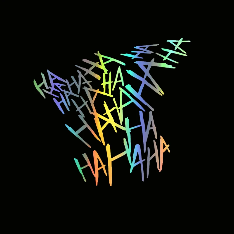 Motorcycle Sticker HAHAHA Motorcycle Helmet Car Stickers Moto Auto ...