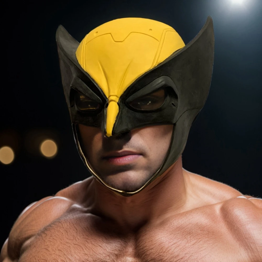 New-High-Quality-Wolverine-Mask-Horror-latex-Half-Face-Helmet-James ...