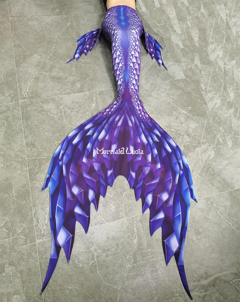 Purple Silicone Mermaid Tails