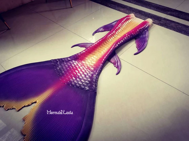 Purple Silicone Mermaid Tails