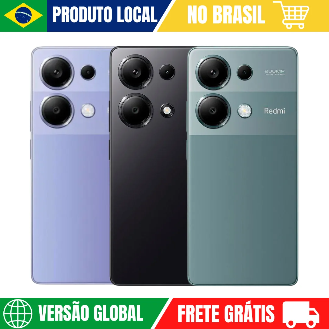 Celular Xiaomi NOTE 13 PRO 4G | Câmera 200MP , Processador MediaTek ...