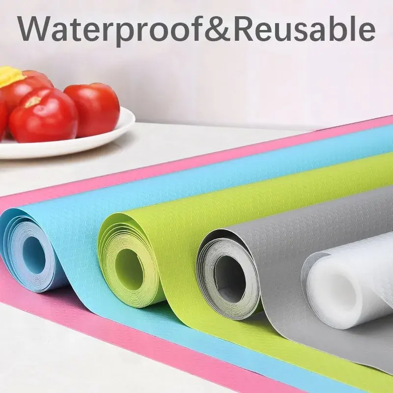 Reusable-drawer-liners-Kitchen-cupboard-mats-Washable-dust-and-non-slip ...