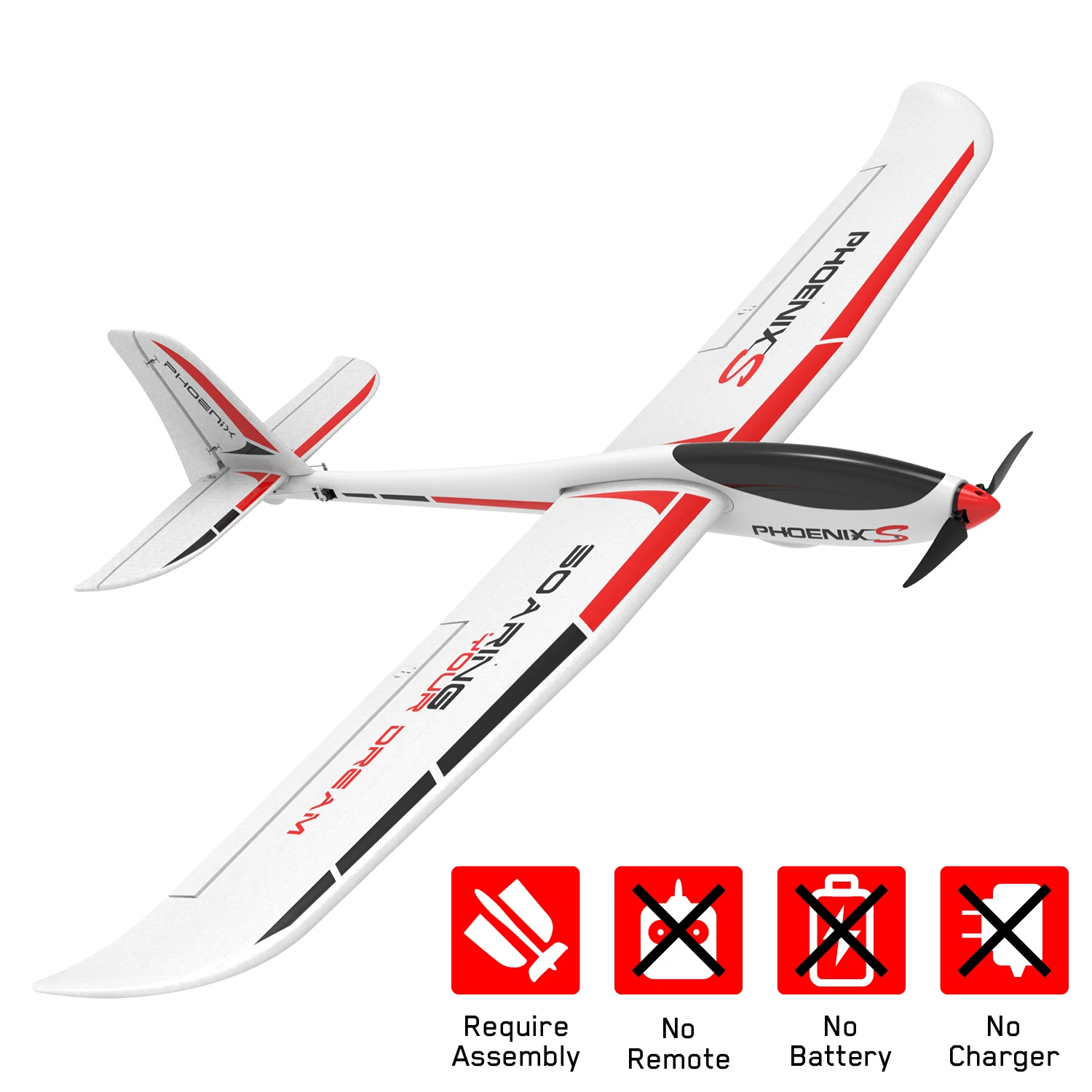 Volantexrc Phoenixs Plane Streamline Abs Plastic Fuselage With 1600mm ...