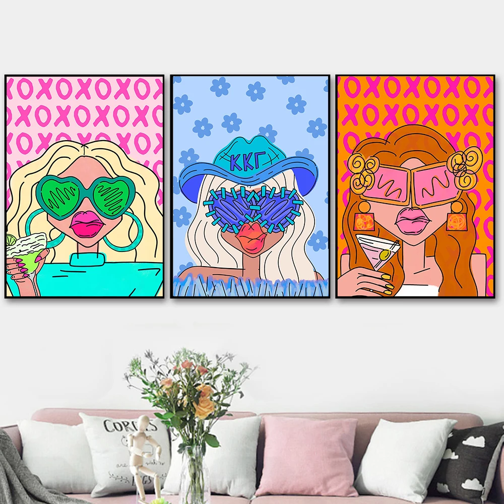 Girly Canvas Paintings
