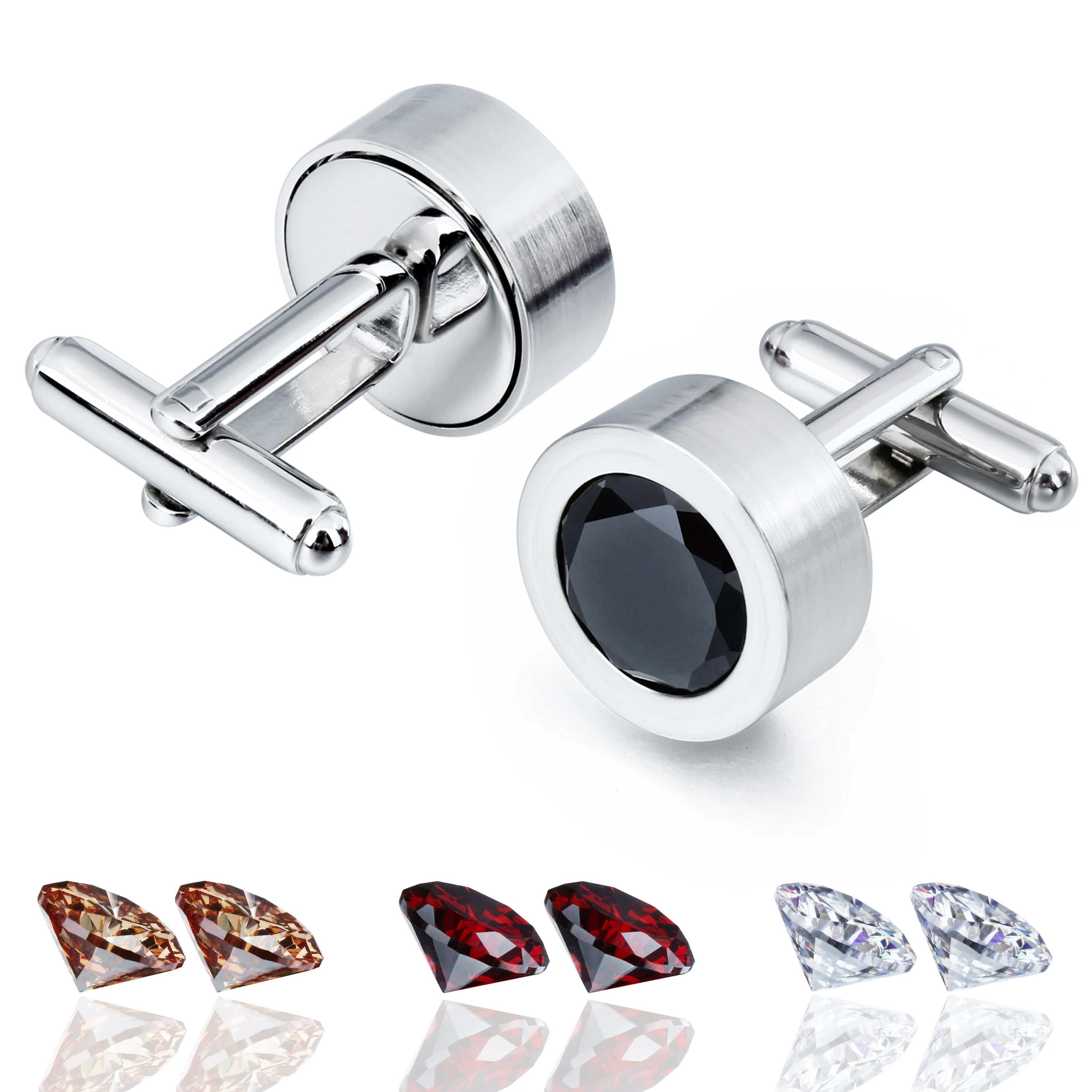 HAWSON-Crystal-cuff-links-Set-mens-cufflink-dress-shirts-for-Wedding ...