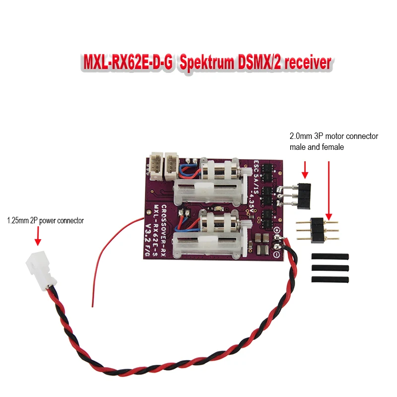 Receiver Esc Linear Servo | Brushless Dsmx Receiver | Indoor Dsmx ...